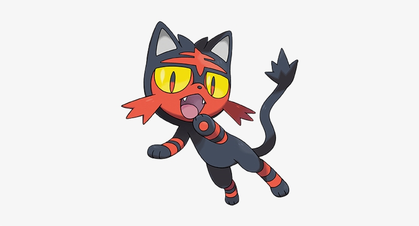 Litten - Pokemon Litten - Free Transparent PNG Download - PNGkey