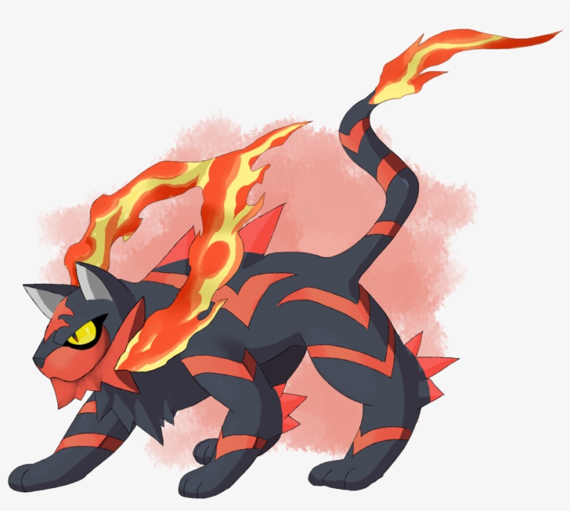 Litten Evolution Idea By Xiceowl On Deviantart Litten - Pokémon Sun And ...