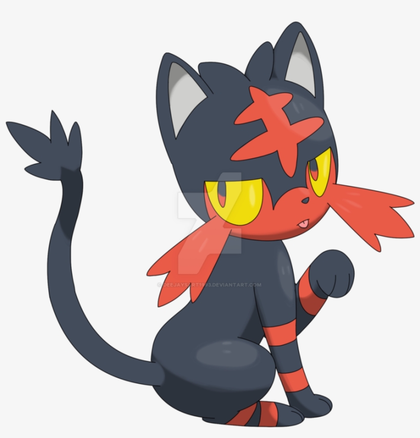 Litten By Deejaysart1993 On Deviantart - Litten Transparent - Free ...