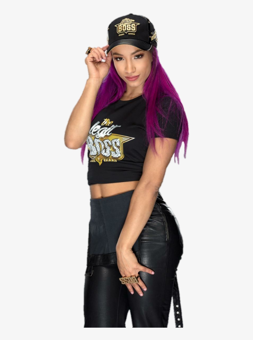 Sasha Banks - Sasha Banks The Legit Boss Lunch Box - Free Transparent ...