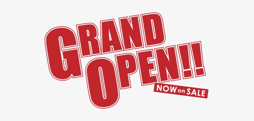Grand Opening Sale Png - Free Transparent PNG Download - PNGkey
