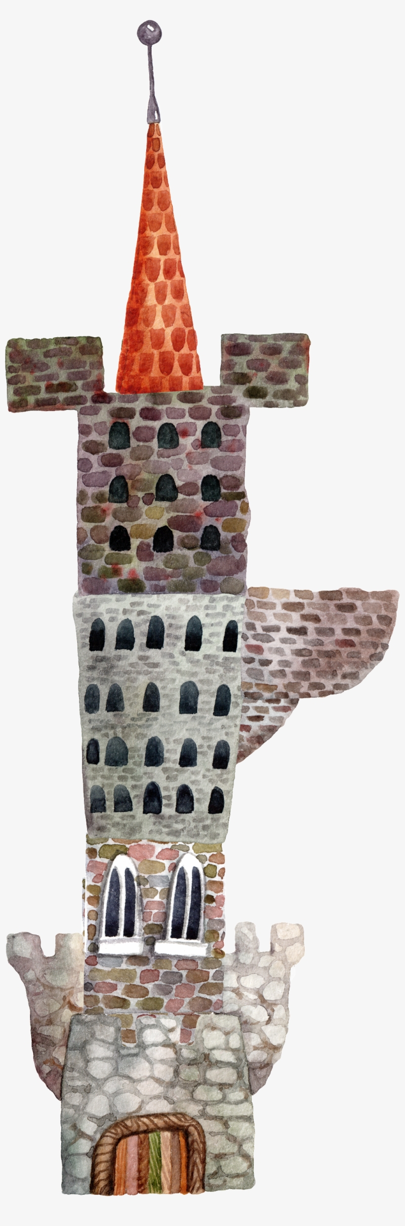 Hand Painted A Long Straight House Png Transparent - Portable Network ...