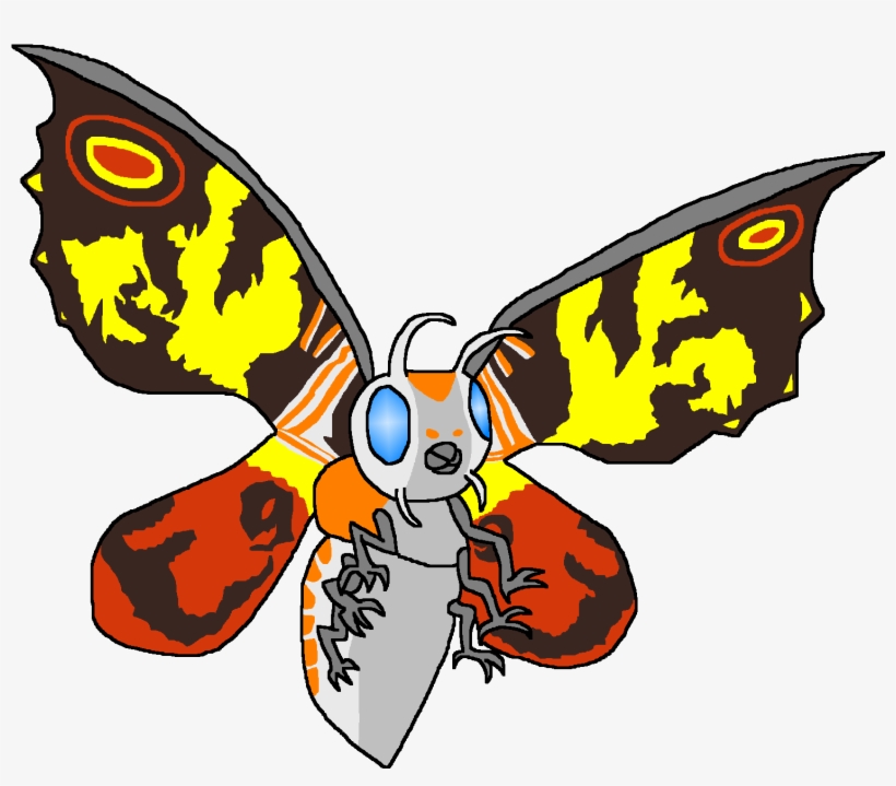 Mothra Gcogm - Mothra Clip Art - Free Transparent PNG Download - PNGkey