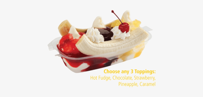 Banana Split - Food - Free Transparent PNG Download - PNGkey