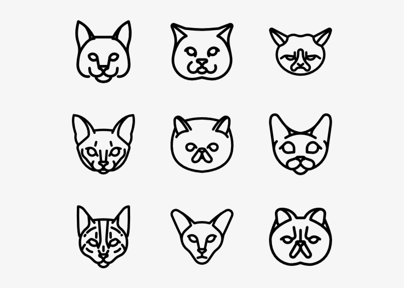 36 Cat Icon Packs - Icon - Free Transparent PNG Download - PNGkey