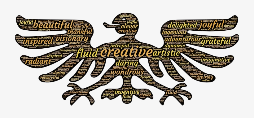 Creative Birdman Typography Clipart Icon Png - Symbol - Free ...