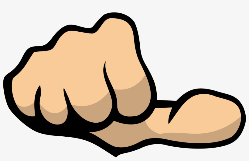Hand, Human, Cartoon, Down, Thumb, Finger, Body - Sideways Thumb - Free ...