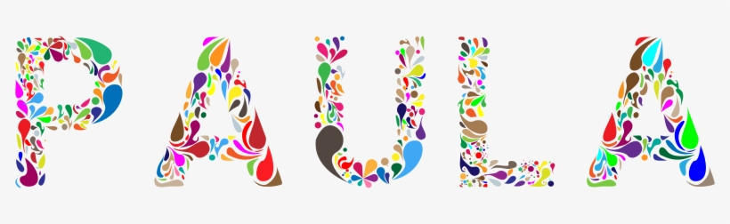 Paula Typography Clipart Icon Png - Paula Clipart - Free Transparent ...