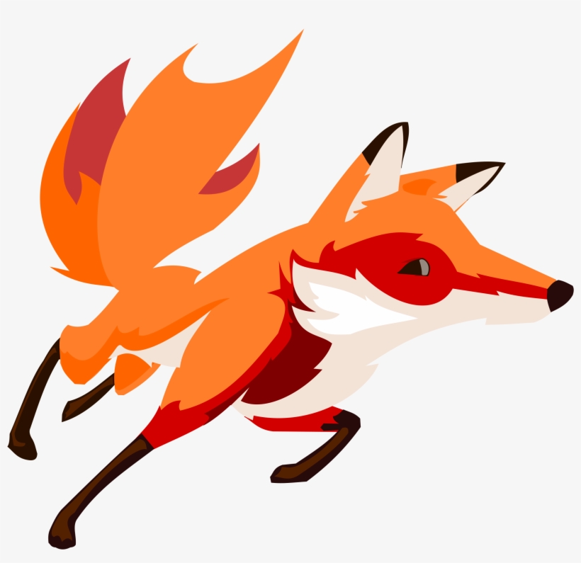 Drawing Fox Running Art - Png Fox Running Cartoon - Free Transparent ...