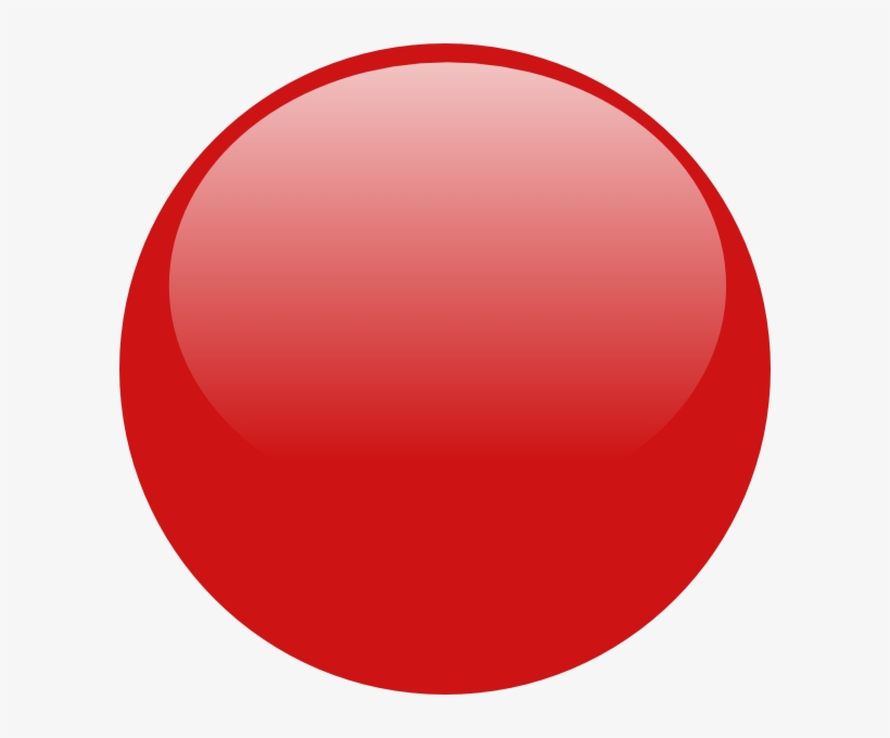 Glossy Red Icon Button Clip Art At Clker - Red Button Icon Png - Free ...