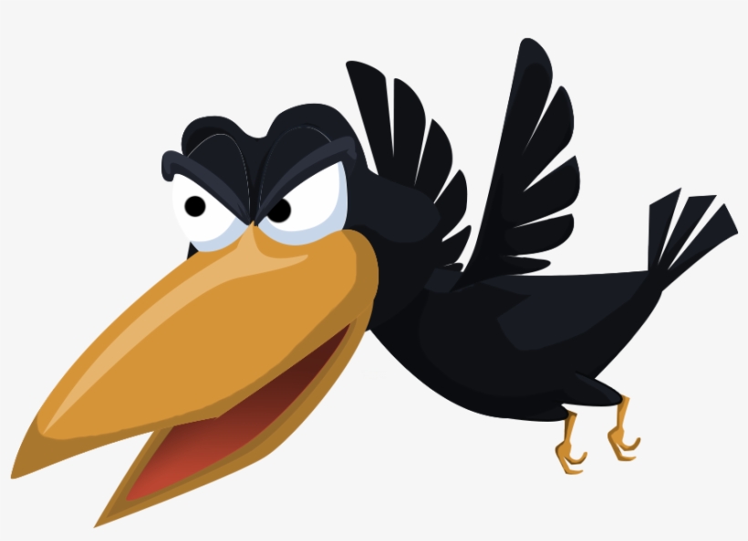 Evil Crow - Crow - Free Transparent PNG Download - PNGkey