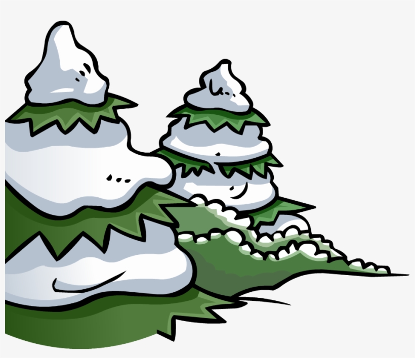 Pine Tree Cove - Club Penguin Tree Png - Free Transparent PNG Download ...