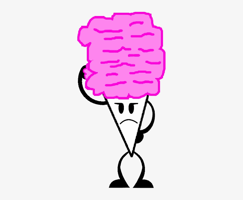 Cotton Candy - Bfdi Cotton Candy - Free Transparent PNG Download - PNGkey