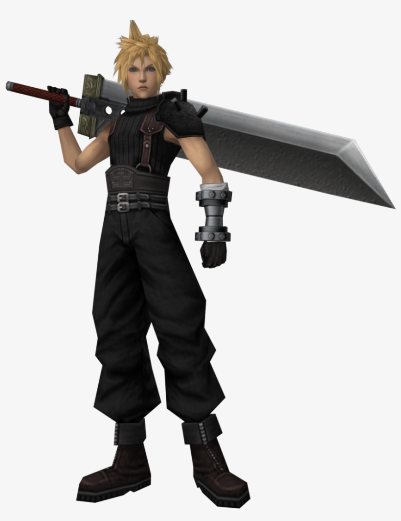 Cloud Strife - Cloud Strife Mmd Model - Free Transparent PNG Download ...