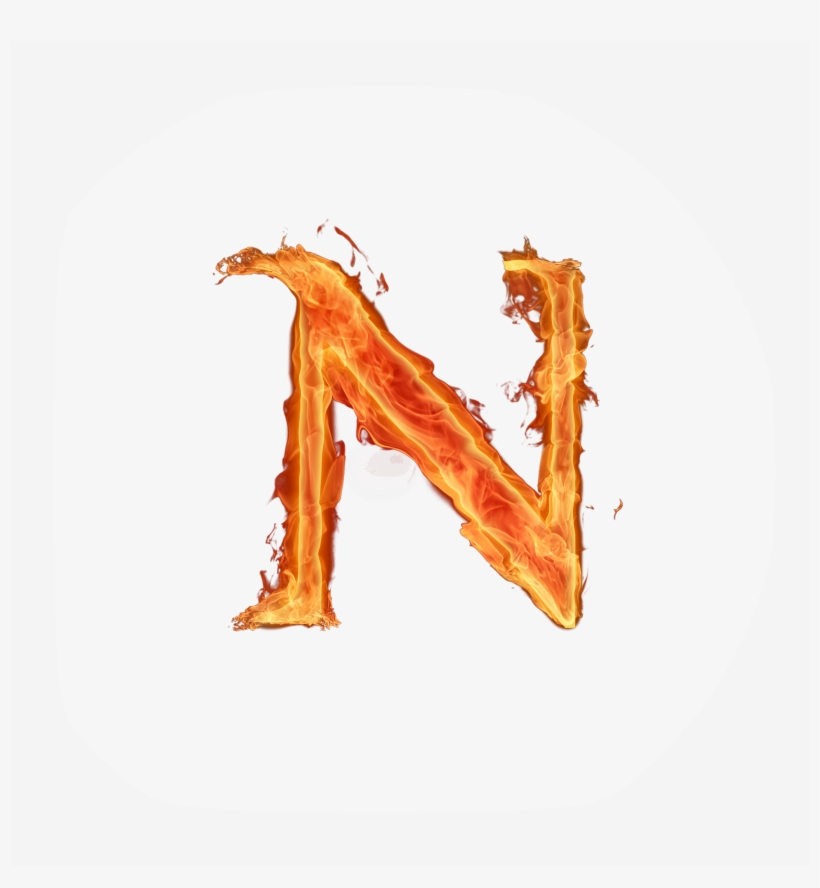 Alfabeto De Fuego Png - Letras De Fogo N - Free Transparent PNG Download - PNGkey