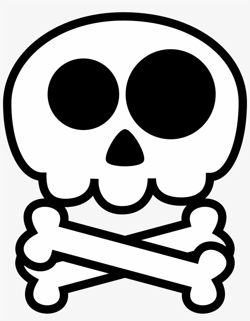 Death's Head, Skull, Skull And Crossbones, Death - Cute Skull Clip Art ...