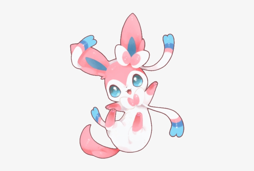 Sylveon Flying - Pokemon Sylveon Chibi - Free Transparent PNG Download ...
