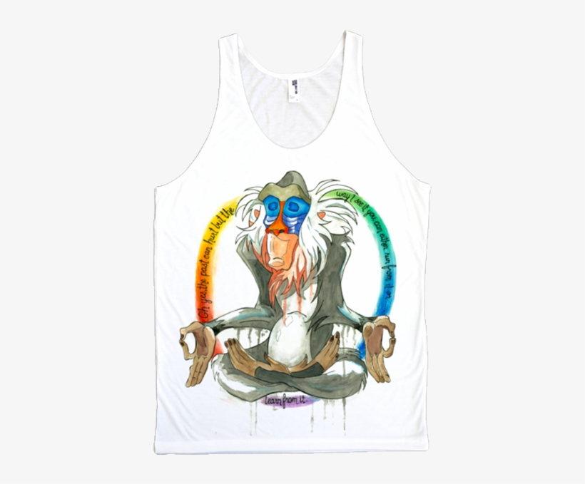 Rafiki Tank Electro Threads™ - Rafiki The Past Can Hurt Quote Tattoo ...
