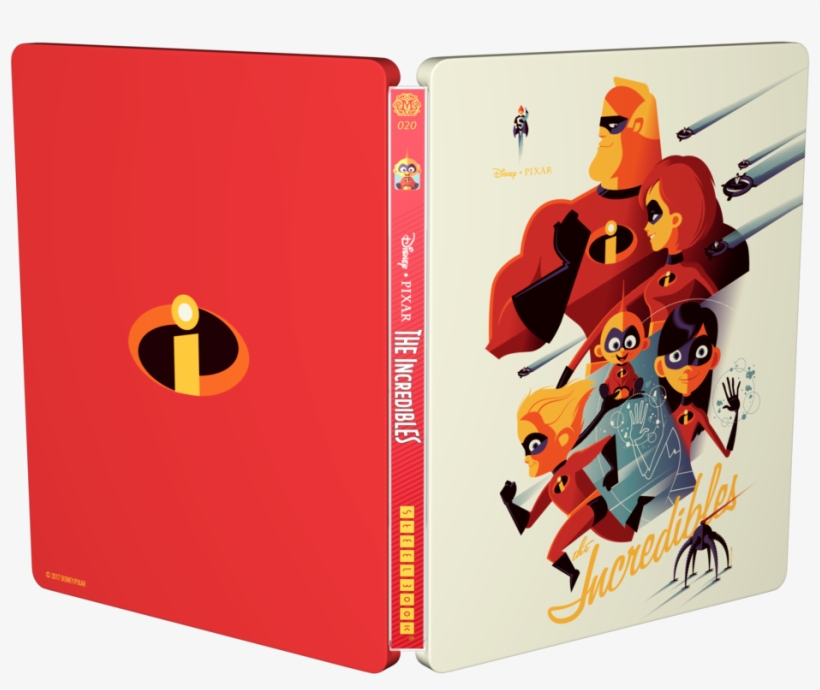 2017 Disney/pixar - Incredibles Steelbook - Free Transparent PNG ...
