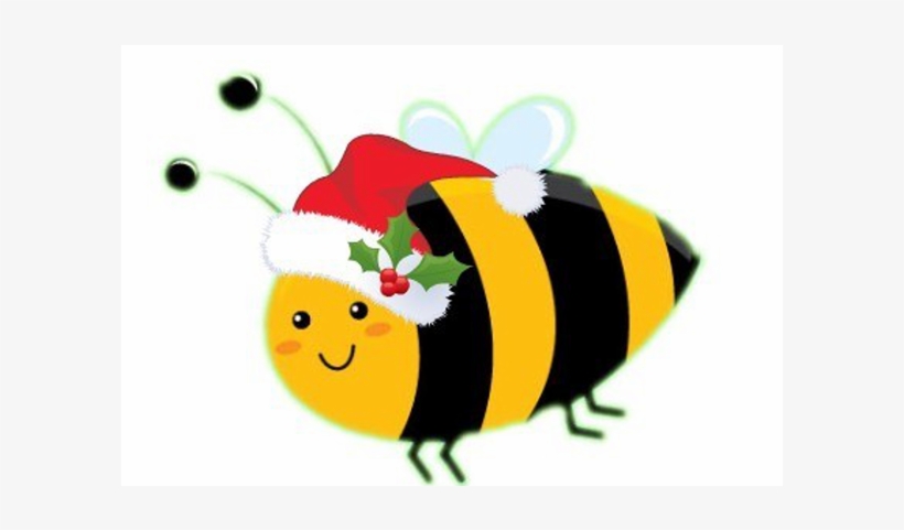 Bees Transparent Beehive Graphic Royalty Free Stock - Christmas Bee Png ...
