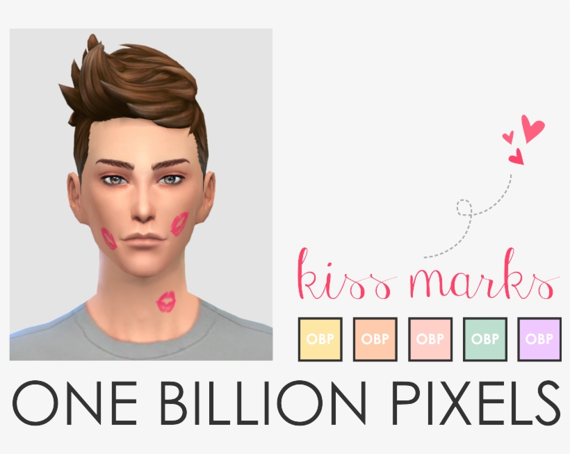 Please Wait For 5 Seconds - Sims 4 Kiss Marks - Free Transparent PNG ...