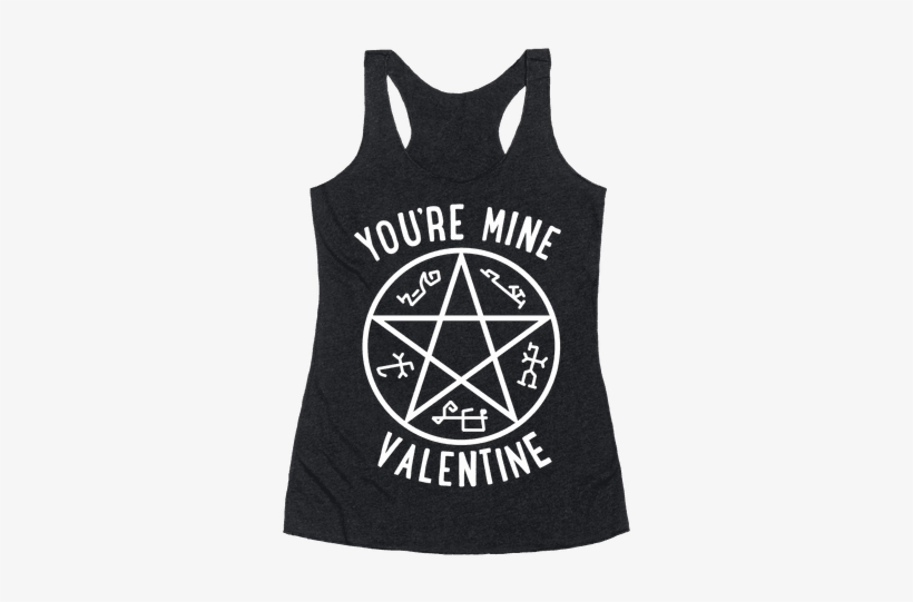 Devil's Trap Supernatural Valentine Racerback Tank - Supernatural Devil ...