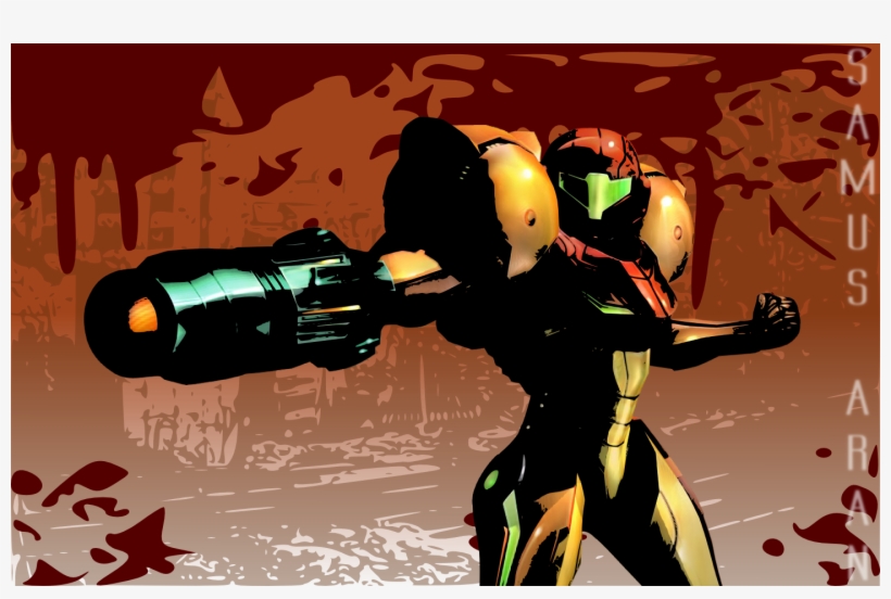 Samus Aran Vector Wallpaper By V0id19 On Deviantart - Samus Aran - Free ...