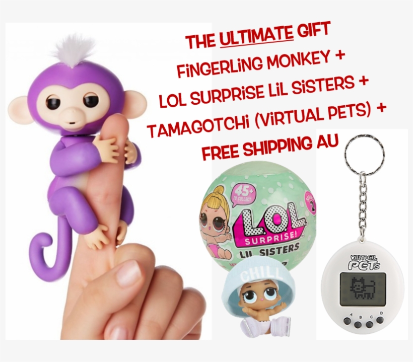 Ultimate Gift - Wowwee Fingerlings Purple (mia) And Pink (bella) Combo ...
