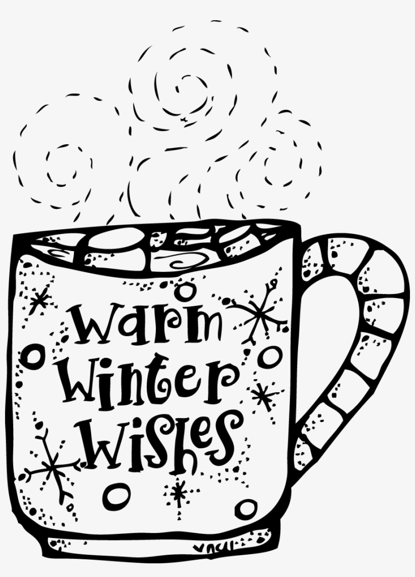 Hot Chocolate Clipart Hot Choclate - Black And White Clipart Melonheadz ...
