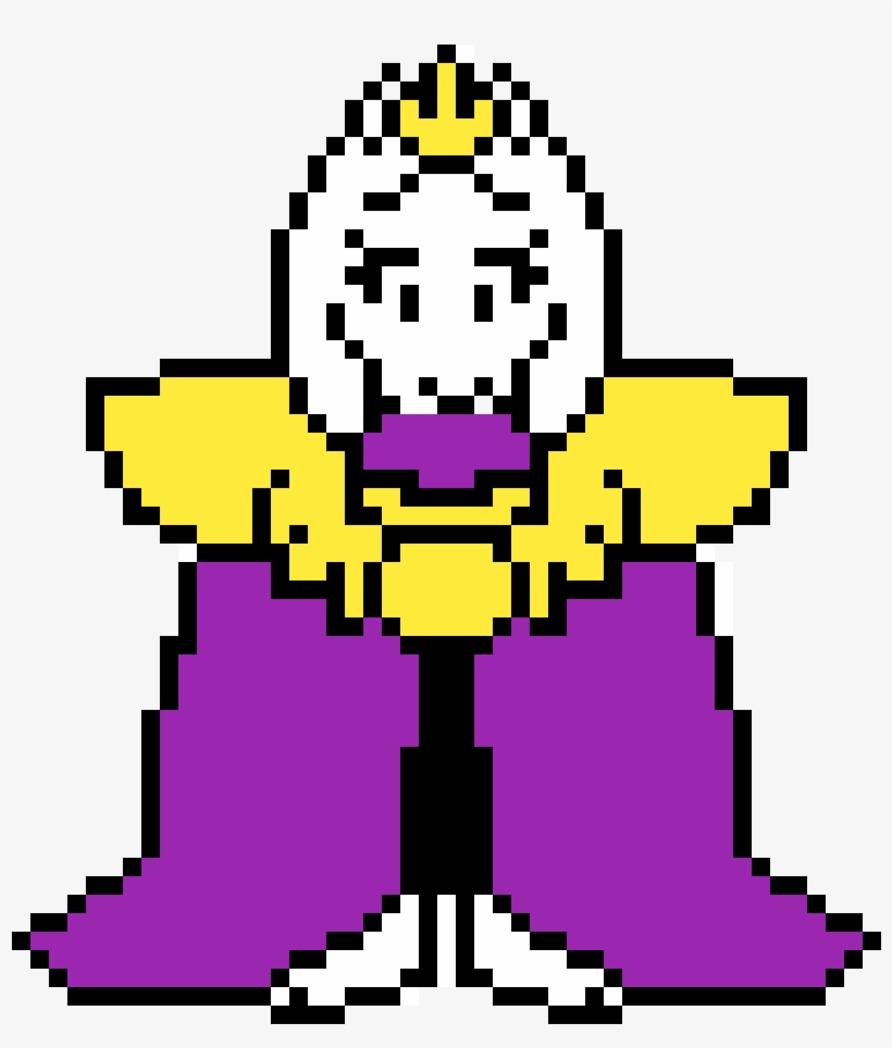 Underswap Toriel - Undertale Toriel Pixel Art - Free Transparent PNG Download - PNGkey