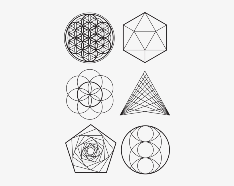 Sacred Geometry Sheet - Geometry - Free Transparent PNG Download - PNGkey