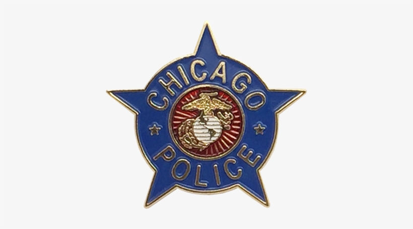 Chicago Police Department Star Lapel Pin - Lapel Pin - Free Transparent ...