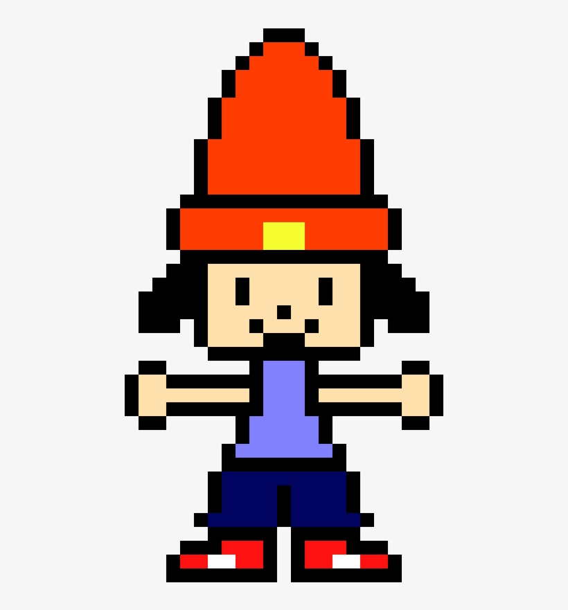 Parappa - Parappa The Rapper Pixel Art - Free Transparent PNG Download ...