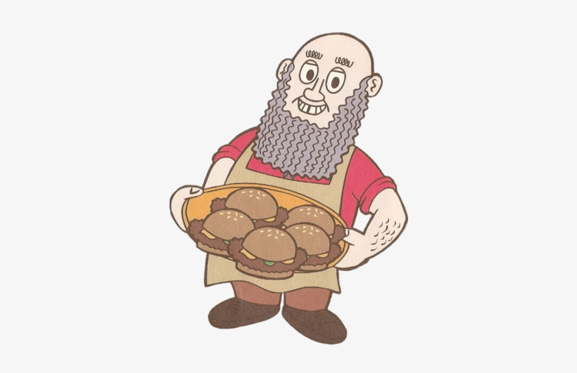 Beard Burger Master - Parappa The Rapper - Free Transparent PNG ...