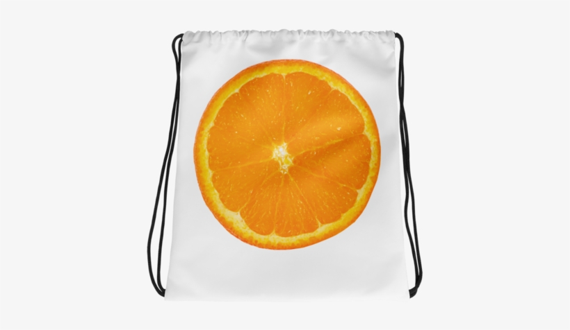 Orange Slice Drawstring Bag - Drawstring - Free Transparent PNG ...