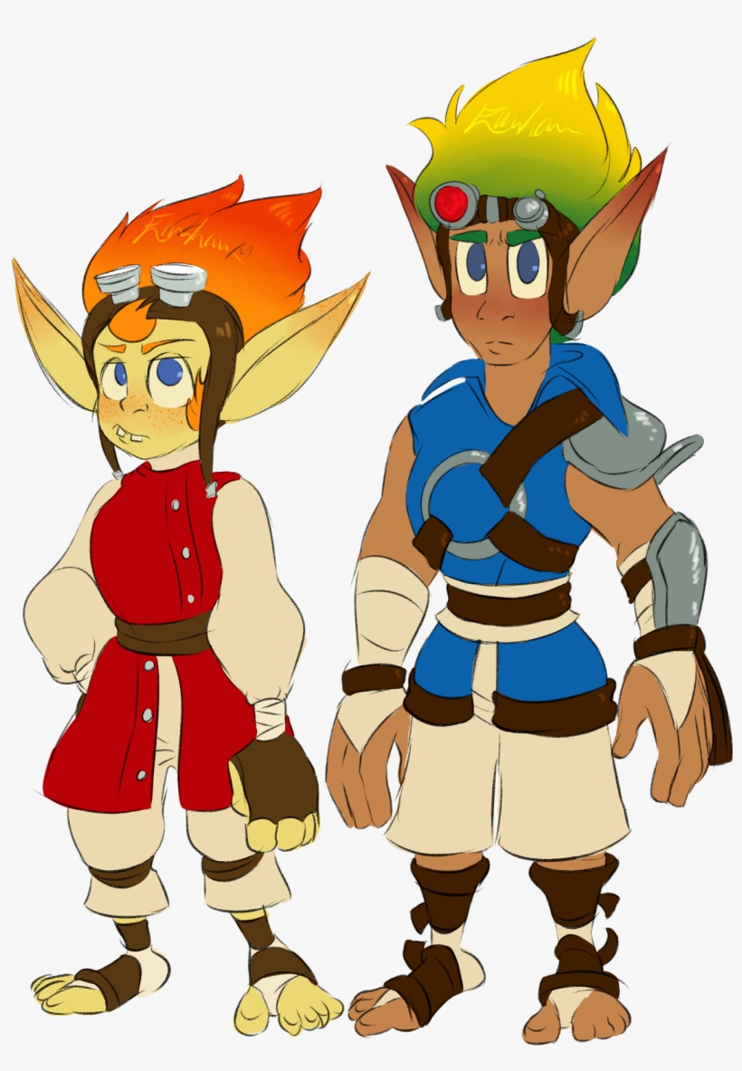 Jak And Daxter Jak & Daxter Jak Daxter Human Daxter - Cartoon - Free ...