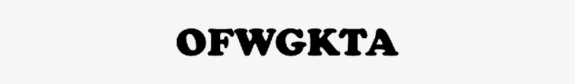 Odd Future Ofwgkta Text - Odd Future Cat - Free Transparent PNG ...