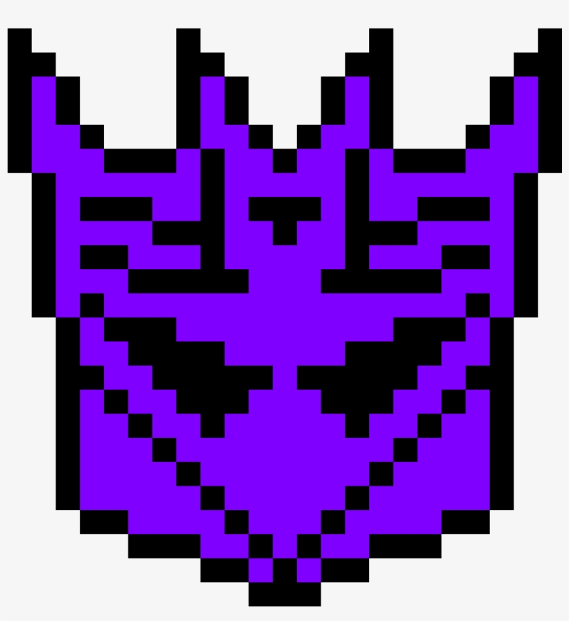 Decepticon - Perler Patterns Transformers - Free Transparent PNG Download - PNGkey