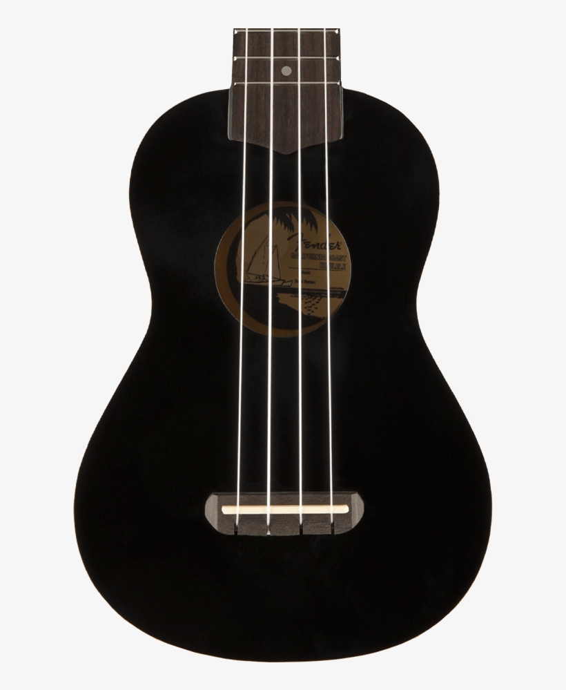Fender Venice Soprano Ukulele - Fender Venice Soprano Uke - Black ...