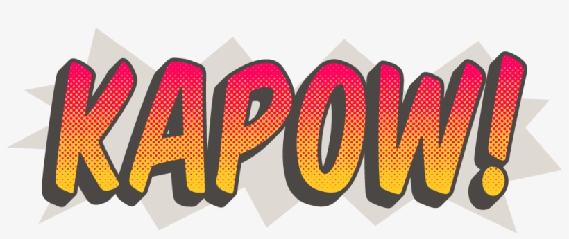 Kapow Logo Banner - Kapow Png - Free Transparent PNG Download - PNGkey