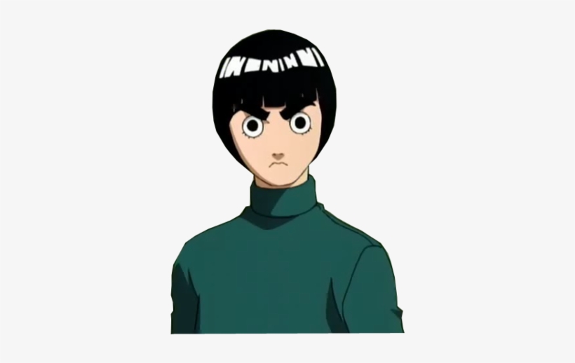 2 - Rock Lee Shippuden Face - Free Transparent PNG Download - PNGkey