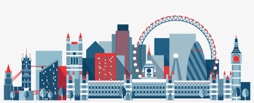 Landscape-01 - England City Vector - Free Transparent PNG Download - PNGkey