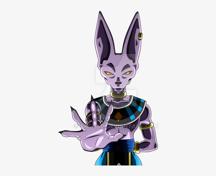 By Aashananimeart On Deviantart - Beerus - Free Transparent PNG ...