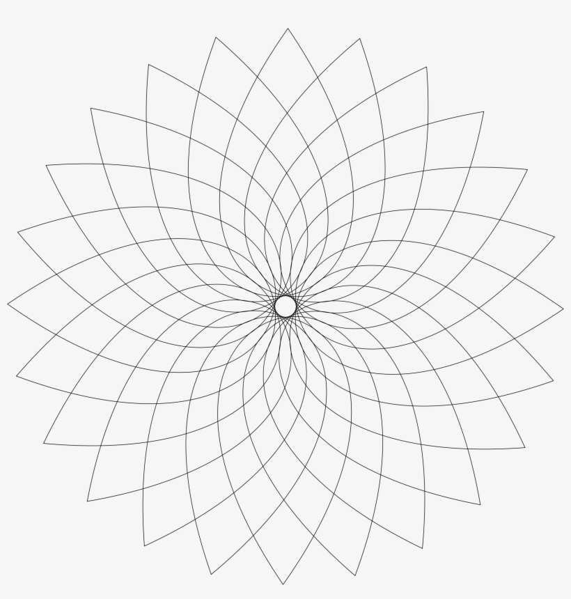 This Free Icons Png Design Of Abstract Flower Line - Free Transparent ...