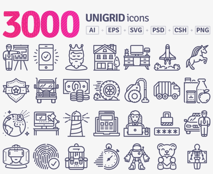Unigrid Icons - Free Transparent PNG Download - PNGkey