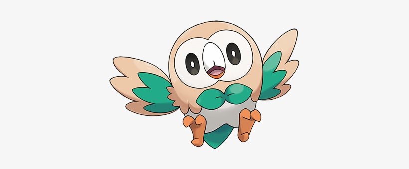 Pokemon Ultra Sun Rowlet - Free Transparent PNG Download - PNGkey