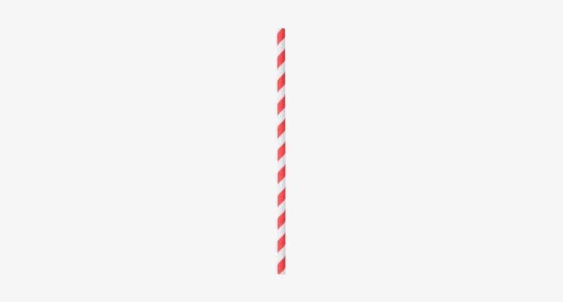 Straw Paper 8x255mm Red/white - Red White Straw - Free Transparent PNG ...