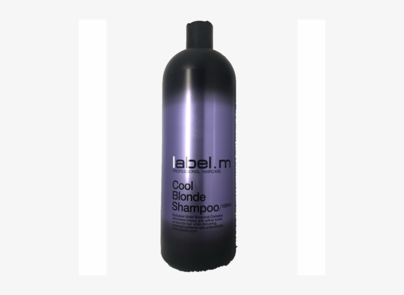 M Cool Blonde Shampoo 1000ml - Shampoo - Free Transparent PNG Download ...