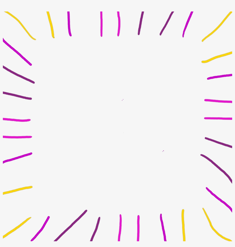 Colorful Line Frame - Free Transparent PNG Download - PNGkey