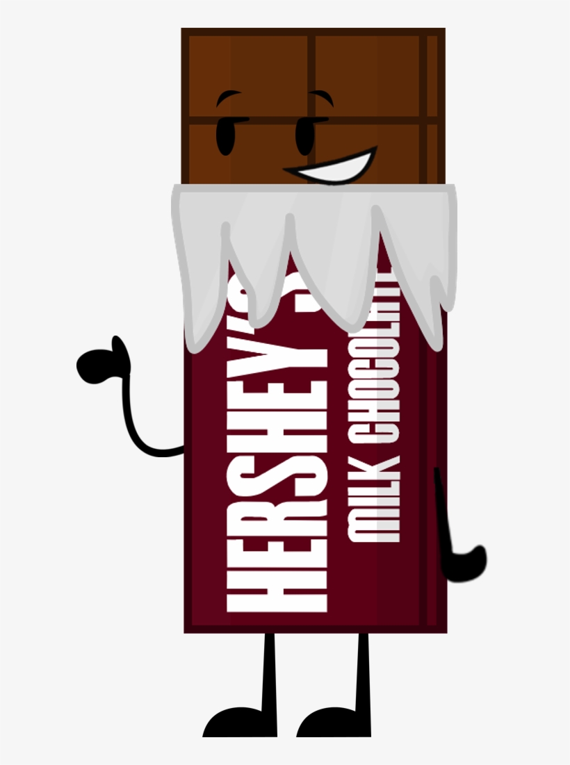 Hershey Bar New Pose - Bfdi Hershey - Free Transparent PNG Download ...